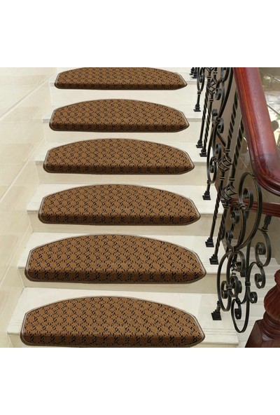 Stepmat Desenli Kendinden Yapışkanlı Merdiven Basamak Paspası / Halısı