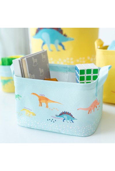 Ocean Home DinozorÇocuk Odası Sepeti 24 x 17 x 14 cm