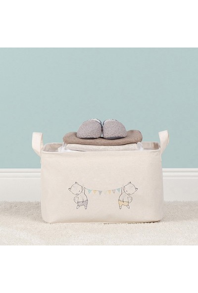 Ocean Home Beyaz Renk Baskılı Erkek Çocuk Odası Dikdörtgen Sepet 30 x 21 x 18 Ocean Home Beyaz Renk Baskılı Erkek Çocuk Odası Dikdörtgen Sepet 30 x 21 x 18