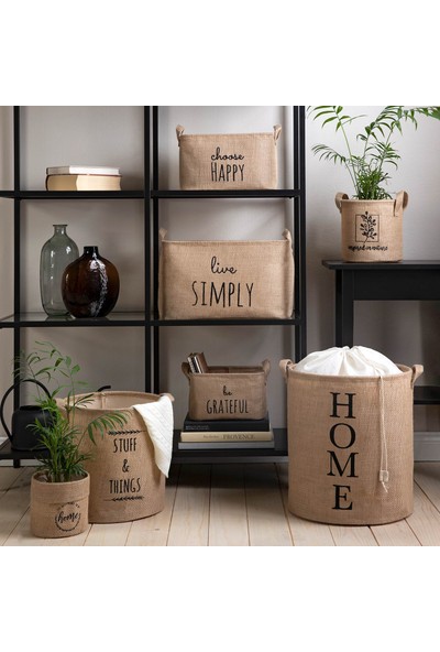 Ocean Home 7'li Jüt Sepet Set