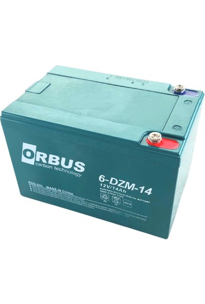 Orbus Jel Akü 12V - 14 Ah ( Üretim Yılı 2022 )