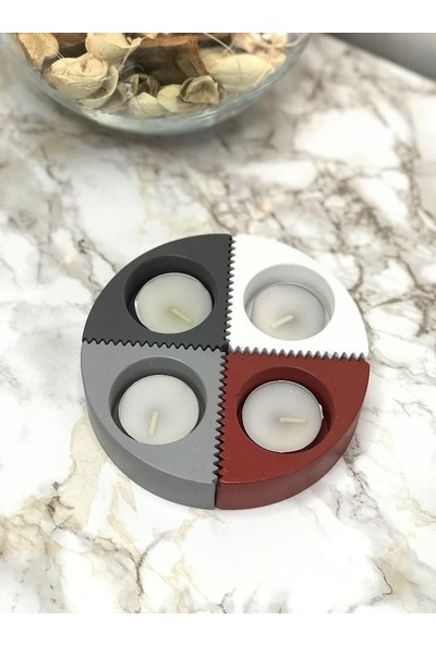 Parla Puzzle Tealight Mumluk Tekli Gri *setini Kendin Oluştur* Özel Tasarım PS4034 Parla Puzzle Tealight Mumluk Tekli Gri *setini Kendin Oluştur* Özel Tasarım PS4034