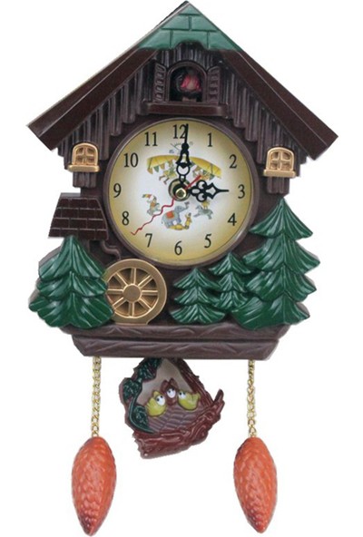 Top Pet Guguklu Ev Duvar Saati Çizgi Film Çocuk Odası Dekorlu (Yurt Dışından) Top Pet Guguklu Ev Duvar Saati Çizgi Film Çocuk Odası Dekorlu (Yurt Dışından)