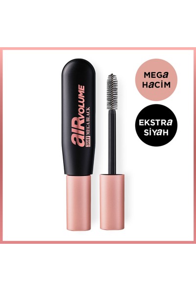 L'oréal Paris Air Mega Volume Maskara - 30 Saate Kadar Kalıcı - Ekstra Siyah L'oréal Paris Air Mega Volume Maskara - 30 Saate Kadar Kalıcı - Ekstra Siyah