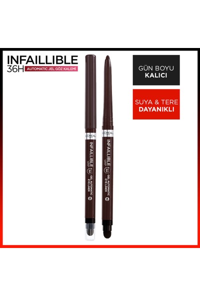 Loreal Paris Loreal Infallible Automatic Eyeliner Brown Denim Loreal Paris Loreal Infallible Automatic Eyeliner Brown Denim