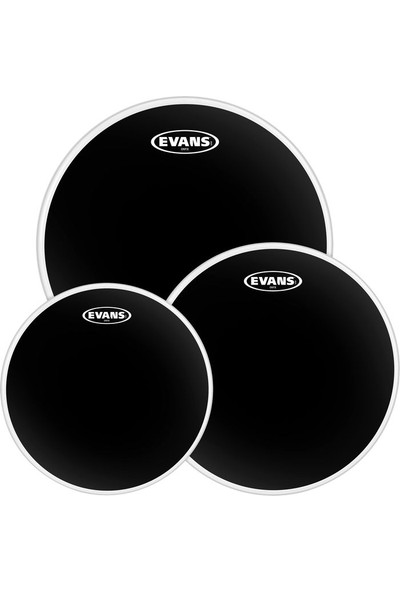 Evans Black Chrome Etpchr-S Standard 12, 13, 16 Tom Derisi Seti Evans Black Chrome Etpchr-S Standard 12, 13, 16 Tom Derisi Seti