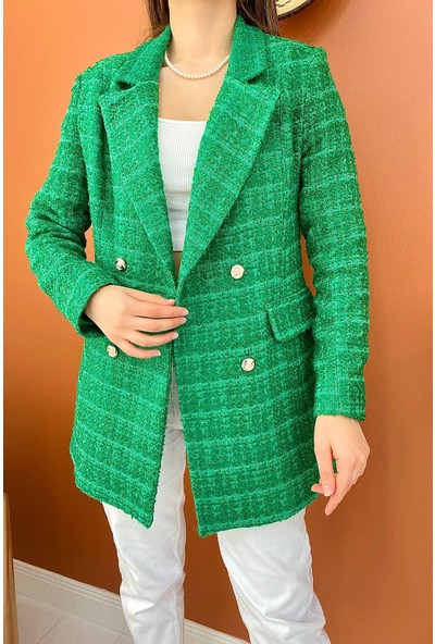 Elbee Tüvit Ceket - Yeşil