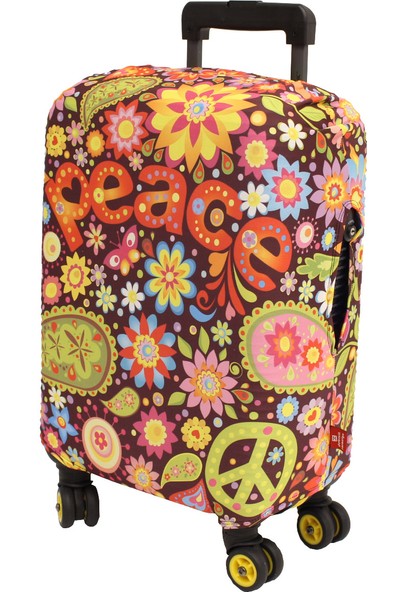 My Saraciye 23 Valiz Kılıfı, Bavul Kılıfı - Peace 23