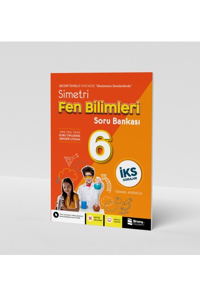Branş Akademi Yayınları 6. Sınıf Simetri Fen Bilimleri Soru Bankası