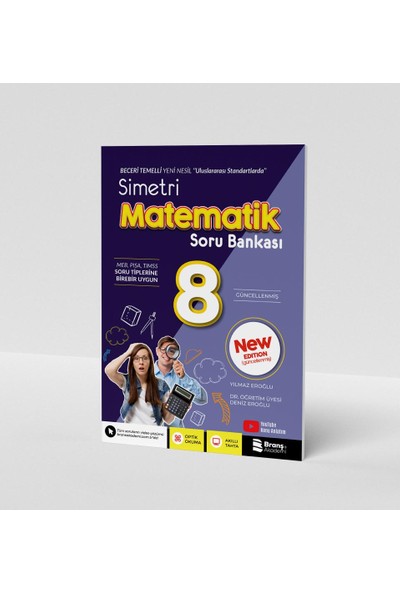 Branş Akademi Yayınları 8. Sınıf Simetri Matematik Soru Bankası