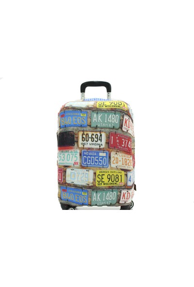 My Saraciye 15 Valiz Kılıfı, Bavul Kılıfı - Plakalar 15
