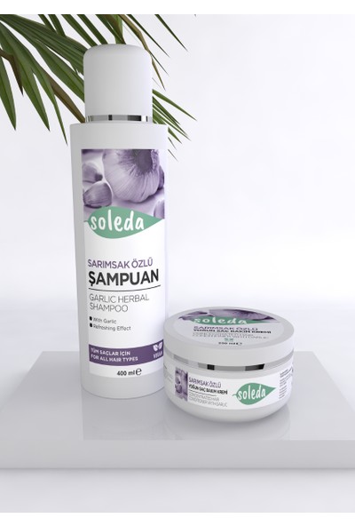 Soleda Sarımsak Özlü Saç Bakım Seti
