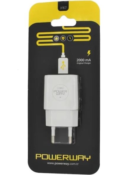 Powerway X-167 2A Şarj Başlığı