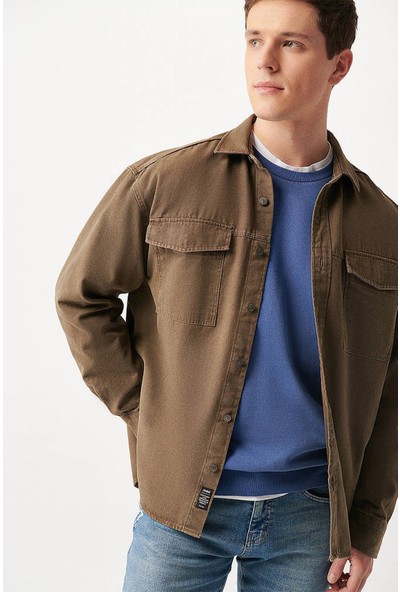 Mavi Erkek Kahverengi Gömlek 0210048-80656