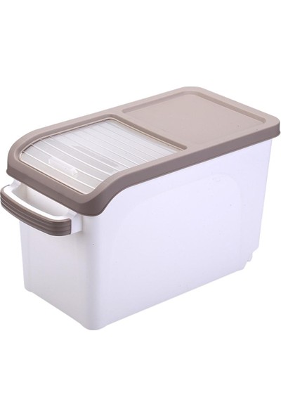 SunniMix Nem Geçirmez Pirinç Saklama Konteyner Unu Kova Kedi Gıda Konteyner Pp Işık Kahve 15KG (Yurt Dışından) SunniMix Nem Geçirmez Pirinç Saklama Konteyner Unu Kova Kedi Gıda Konteyner Pp Işık Kahve 15KG (Yurt Dışından)