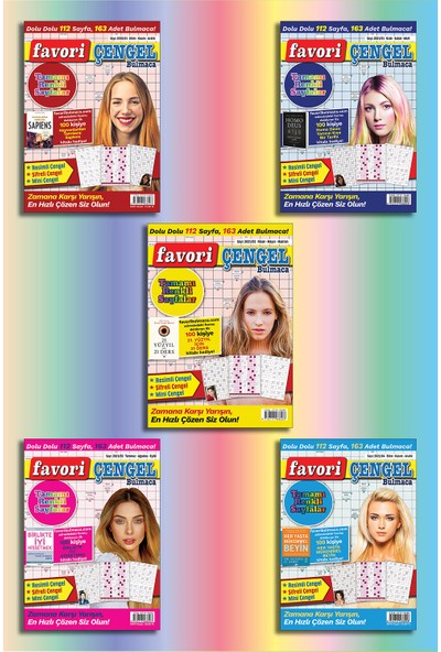 Çengel Bulmaca 5' Li Set Çengel Bulmaca 5' Li Set