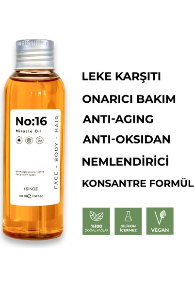 Sinoz No:16 Miracle Oil (100 Ml)