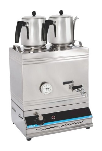 Kutlu 2 Demlikli Çay Kazanı Elektrikli Kutlu 2 Demlikli Çay Kazanı Elektrikli