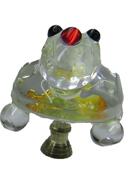 Çerçi Dede Dekoratif Cam Kaplumbağa Süslük