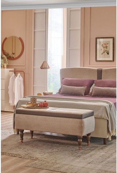 Kelebek Mobilya Kelebek Levana Sandıklı Ayakucu Puf Kelebek Mobilya Kelebek Levana Sandıklı Ayakucu Puf