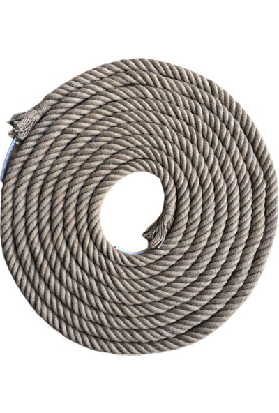 Molhalat 30 mm Kablolu Jüt Halat 5 Metre Molhalat 30 mm Kablolu Jüt Halat 5 Metre