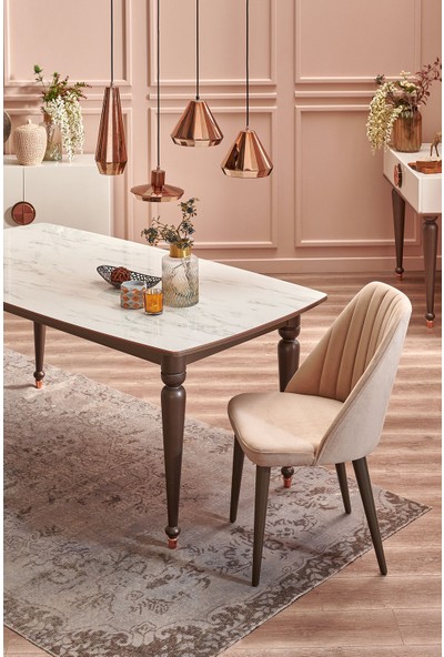 Kelebek Mobilya Kelebek Levana Sabit Masa (180*95 Cm) Kelebek Mobilya Kelebek Levana Sabit Masa (180*95 Cm)