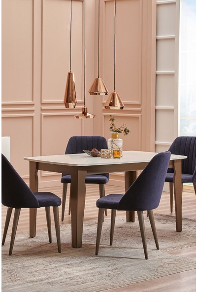 Kelebek Mobilya Levana Açılır Masa (150*95 Cm)(Monte) Kelebek Mobilya Levana Açılır Masa (150*95 Cm)(Monte)