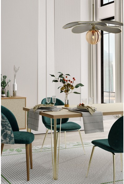 Kelebek Mobilya Kelebek Norel Sabit Masa (180X90CM) Kelebek Mobilya Kelebek Norel Sabit Masa (180X90CM)