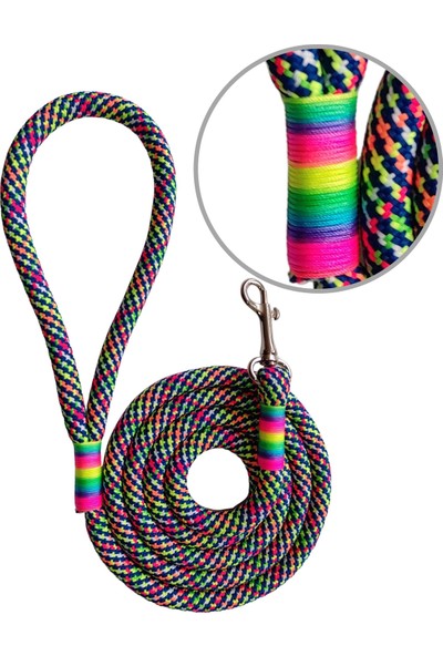 Coco Pet Köpek Gezdirme Tasma Kayışı 3 Metre Rainbow 40 kg Tasma Halatı Gezdirme Ipi Coco Pet Köpek Gezdirme Tasma Kayışı 3 Metre Rainbow 40 kg Tasma Halatı Gezdirme Ipi
