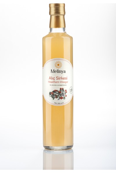 Melinya Doğal Fermente Alıç Sirkesi 500 ml Cam Şişe Melinya Doğal Fermente Alıç Sirkesi 500 ml Cam Şişe