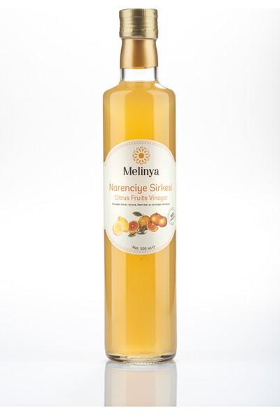 Melinya Doğal Fermente Narenciye Sirkesi 500 ml Cam Şişe Melinya Doğal Fermente Narenciye Sirkesi 500 ml Cam Şişe
