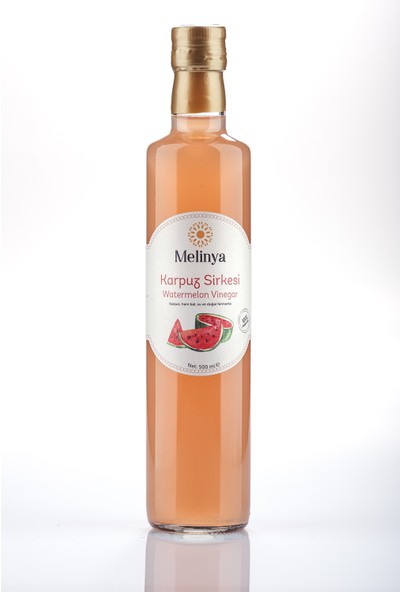 Melinya Doğal Fermente Karpuz Sirkesi 500 ml Cam Şişe Melinya Doğal Fermente Karpuz Sirkesi 500 ml Cam Şişe
