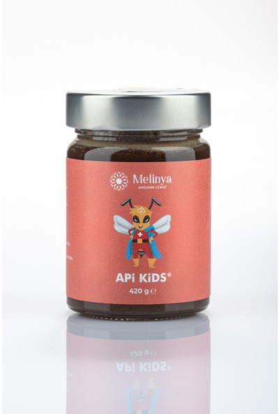 Melinya Api Kids Çocuklara Özel Propolis ve Arı Poleni Katkılı Ballı Bitkisel Şifa Kaynağı 420 gr Melinya Api Kids Çocuklara Özel Propolis ve Arı Poleni Katkılı Ballı Bitkisel Şifa Kaynağı 420 gr