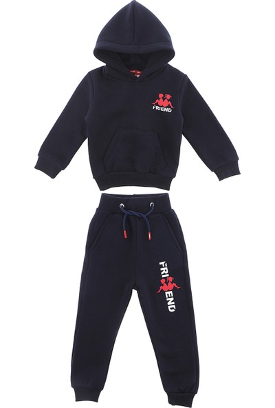 Friend Kids Kapüşonlu Jogger Ünisex Eşofman Takım