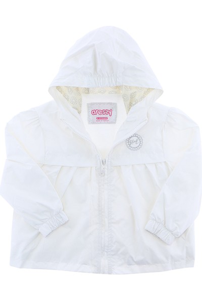 Aressy Friend Kids Kapüşonlu Yaldız Nakışlı Yağmurluk