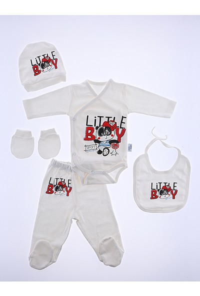 Jijek Baby Kids Friend Kids Yenidoğan Erkek Çocuk 5 Li Hastane Çıkışı