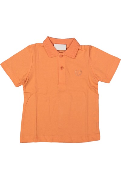 Pengim Kids Polo Yaka Çocuk T-Shirt Turuncu
