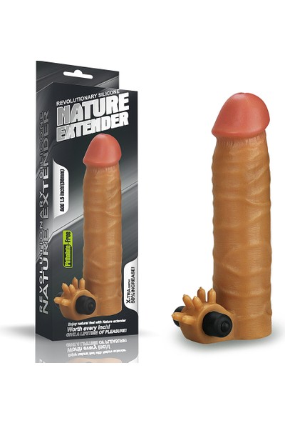 Ultra Gerçekci Klitoris Uyarıcılı Penis Kılıfı - Revoluti