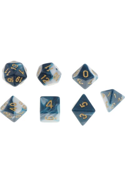 Dynwave 7x Polihedral Yıldızlı Gökyüzü Dices Set Kurulu Oyunu Aile Aksesuar Matematik Öğretim Mavi Beyaz (Yurt Dışından) Dynwave 7x Polihedral Yıldızlı Gökyüzü Dices Set Kurulu Oyunu Aile Aksesuar Matematik Öğretim Mavi Beyaz (Yurt Dışından)