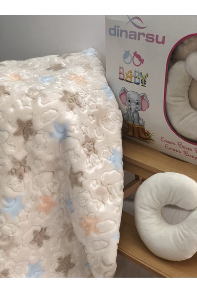 Dinarsu Baby Embos Yastıklı Bebek Battaniyesi Dinarsu Baby Embos Yastıklı Bebek Battaniyesi