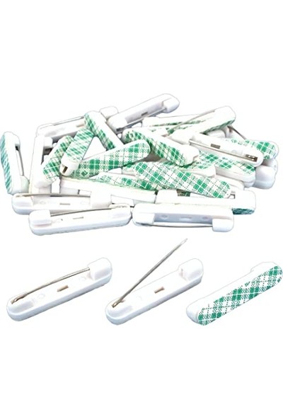 Orse Reklam Yaka Kartı Iğnesi 100 Adet Yaka Isimlik Iğnesi Yapışkanlı