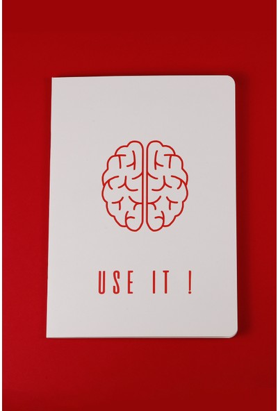 Chill & Feel Use It! Brain A5 Defter - Kareli