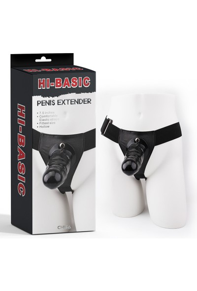 Hi Basic Penis Extender Içi Boş Belden Bağlamalı - Siyah Hi Basic Penis Extender Içi Boş Belden Bağlamalı - Siyah
