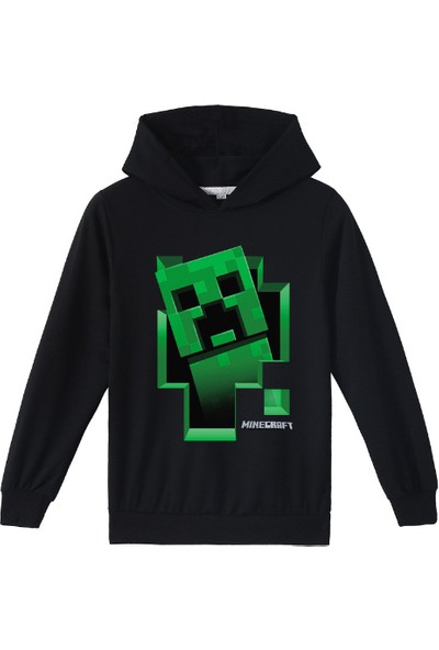 Vandor Girls Çocuklar Minecraft Kapşonlu Sweatshirt (Yurt Dışından) Vandor Girls Çocuklar Minecraft Kapşonlu Sweatshirt (Yurt Dışından)
