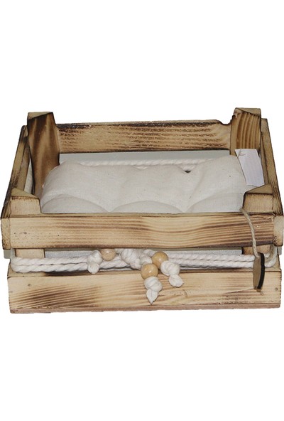 Yavuz Home Yastıklı Kare Ahşap Ekmek Sepeti 21 x 21 cm Yavuz Home Yastıklı Kare Ahşap Ekmek Sepeti 21 x 21 cm
