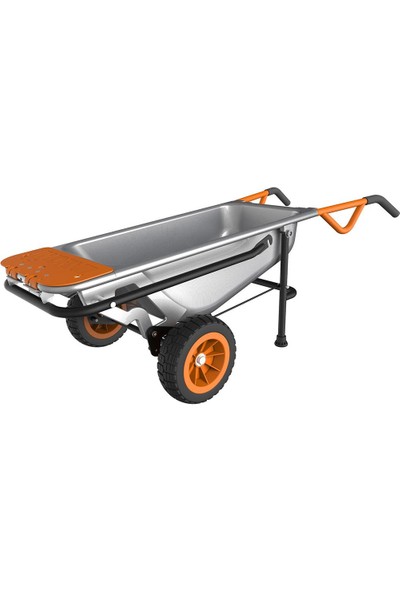 Worx WG050 100LT./136KG. Profesyonel Çok Amaçlı El Arabası, Taşıma Arabası