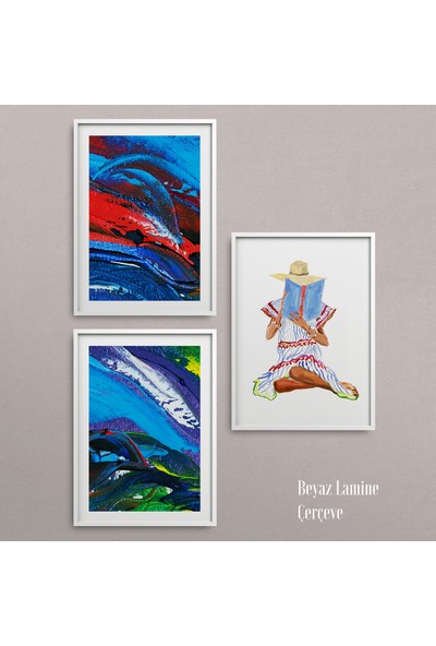 Home Pack Çerçeveli 3 Parça Tablo Seti