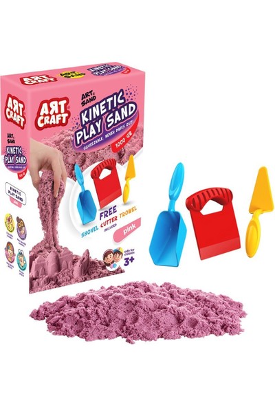 Fen Toys 03693 Dede, Aksesuarlı Pembe Kinetik Oyun Kumu 1000 gr Fen Toys 03693 Dede, Aksesuarlı Pembe Kinetik Oyun Kumu 1000 gr