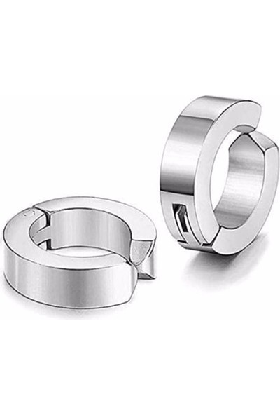 By Gökçe Sıkıştırmalı Deliksiz Kulaklar Için Çelik Küpe Erkek-Kadın Unisex Küpe By Gökçe Sıkıştırmalı Deliksiz Kulaklar Için Çelik Küpe Erkek-Kadın Unisex Küpe