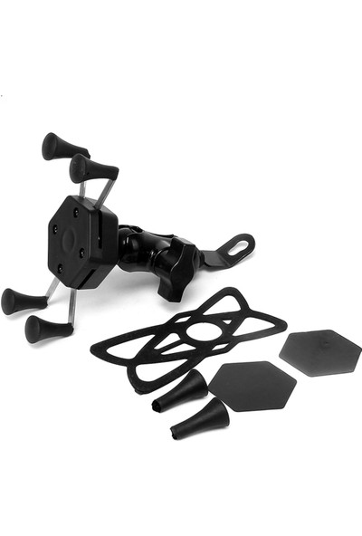 Powertec Motosiklet Ayna Bağlantılı Telefon Tutucu Ahtapot Telefon Tutucu